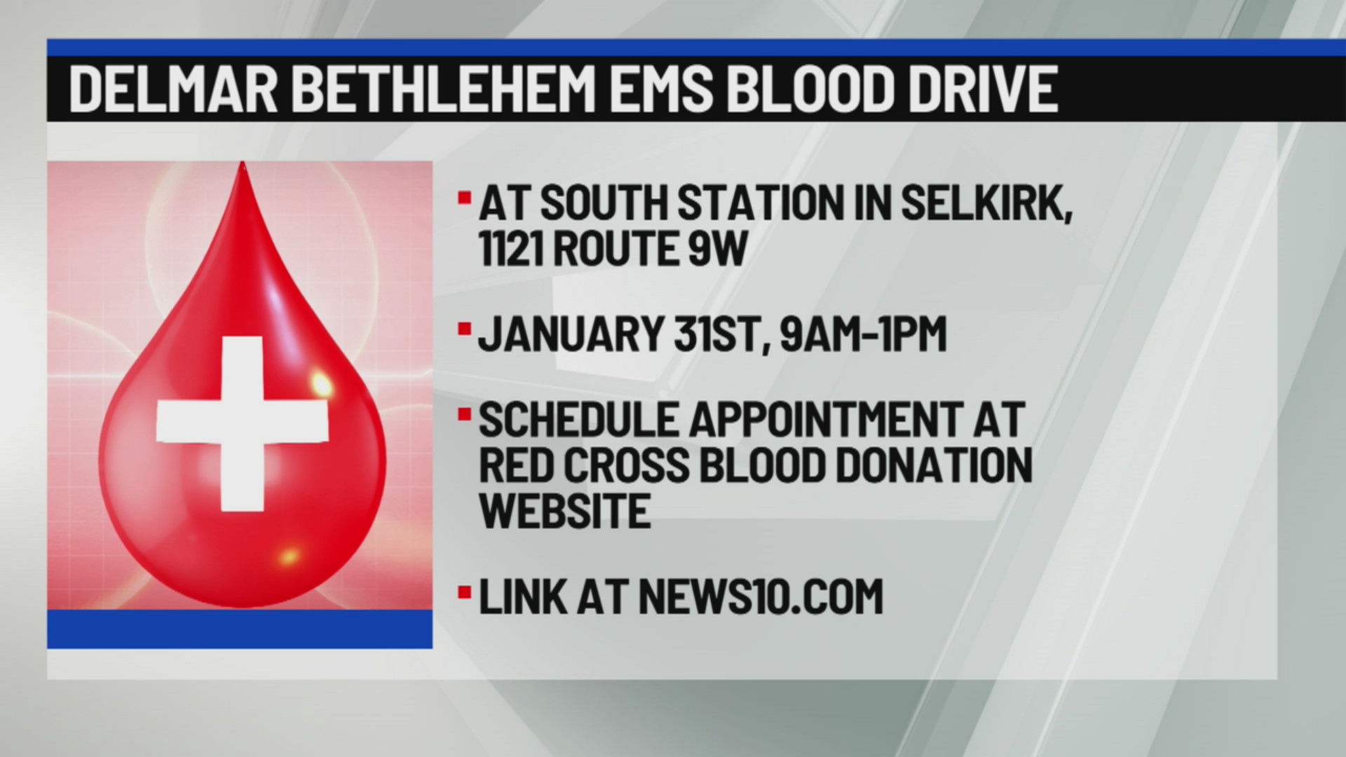 Delmar Bethlehem EMS blood drive