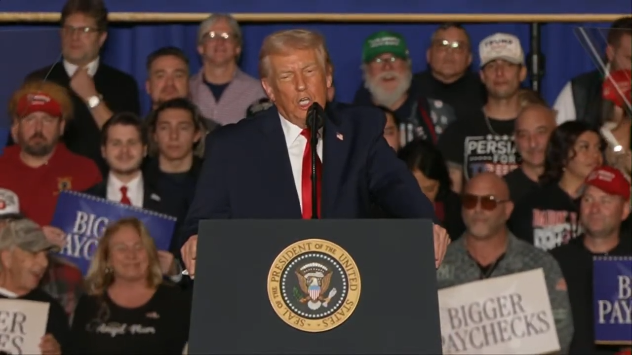 'Their entire agenda is about robbing working people': Trump ...