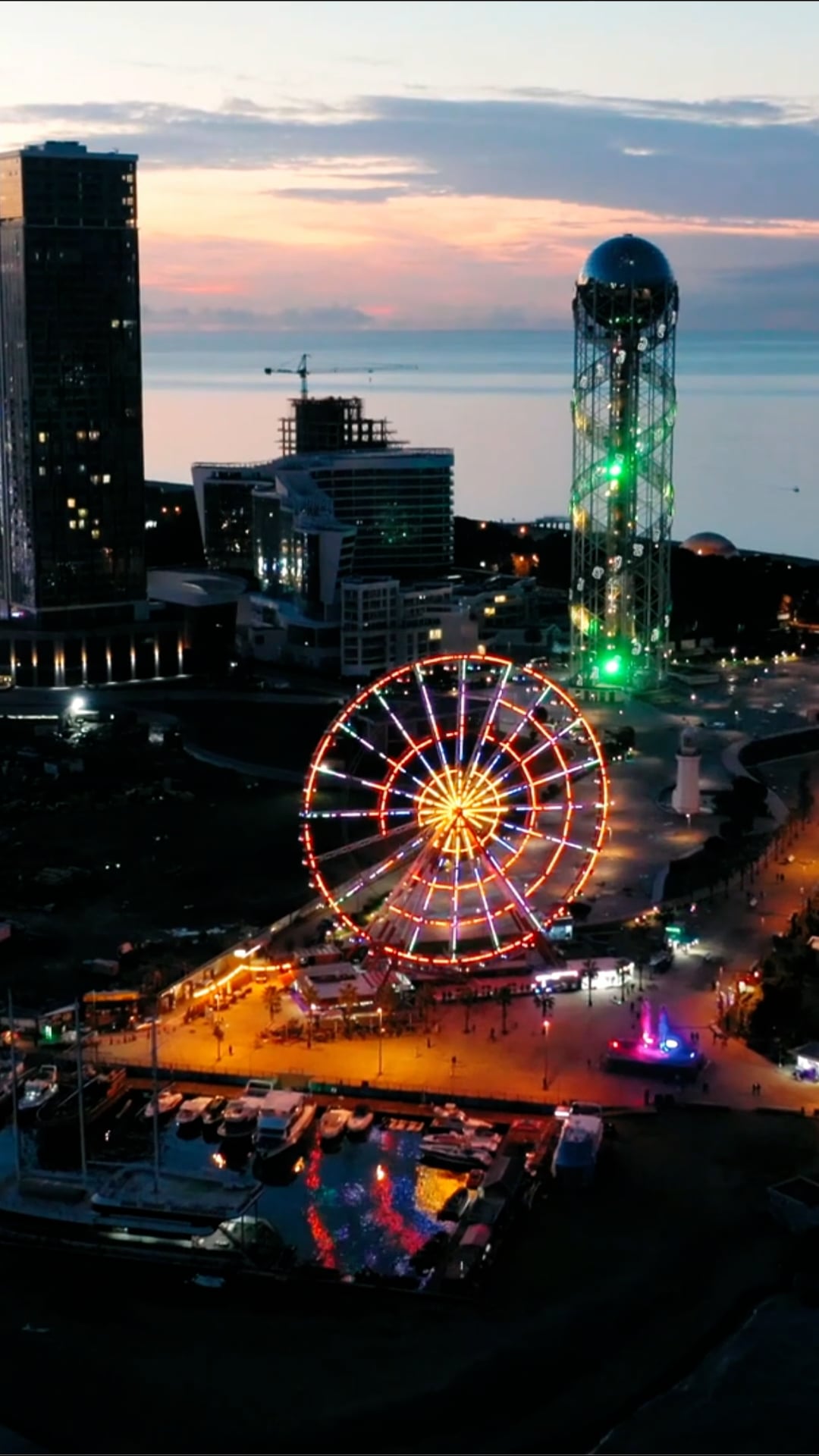The rise of Batumi: Drone views of Georgia's coastal masterpiece