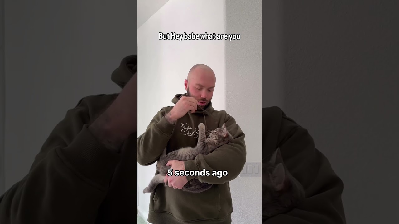 Boyfriend’s cat obsession