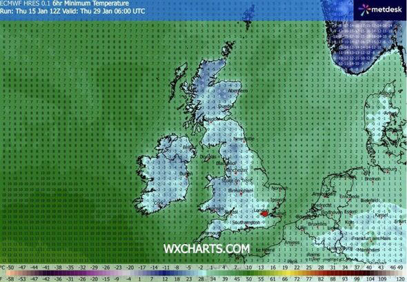 Snow maps show 30 UK cities 'buried' under 700-mile blizzards - full list