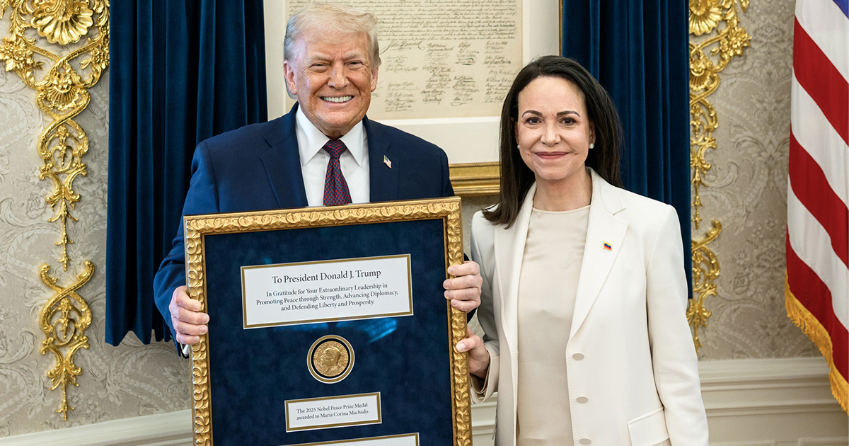 Nobel Peace Center issues rare response after Venezuelan opposition ...