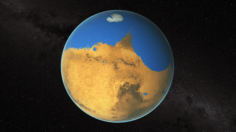 Strong evidence that Mars was a blue planet 3 billion years ago