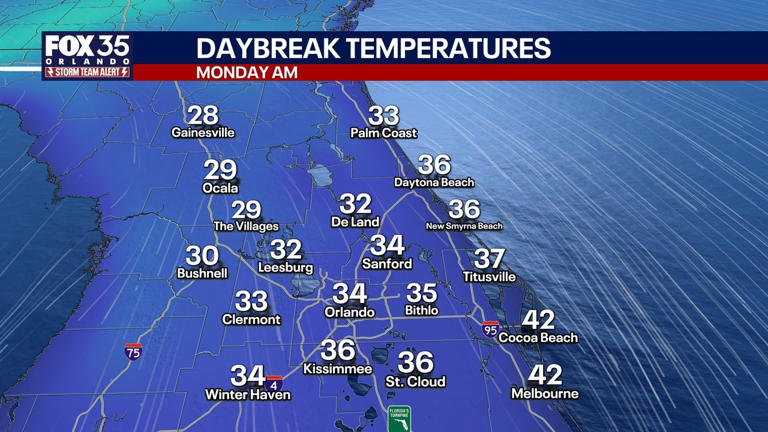 Orlando weather: Coldest air in years arrives, another cold snap on the ...