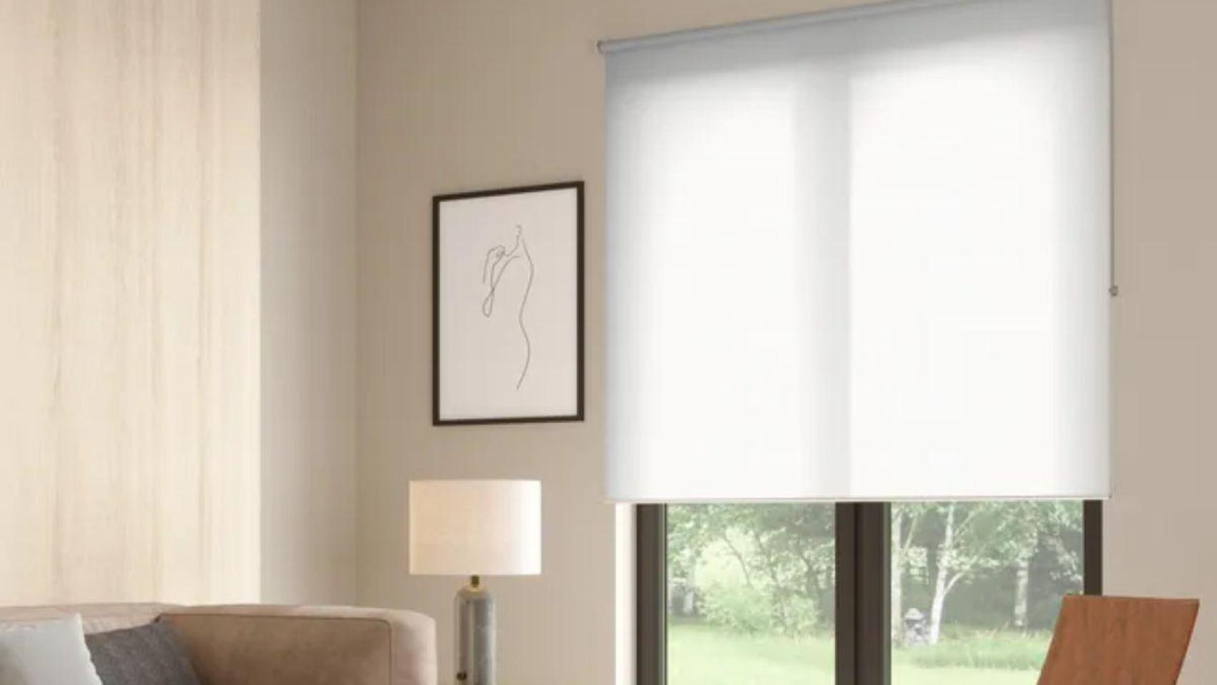 Adiós a las cortinas: el estor enrollable que te da privacidad y deja pasar la luz se cuela en ...