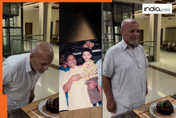 Hyderabad man brings cake for cook's 70th birthday; elderly man's ...
