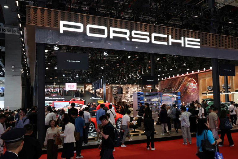 Porsche sales slide on weak China demand