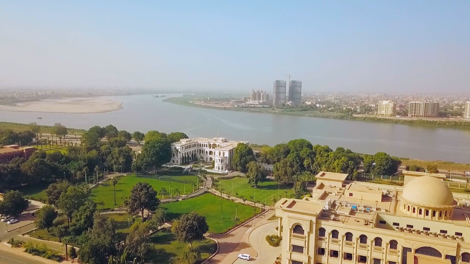 Sudan: Drone views of contrasting landscapes of a North African country
