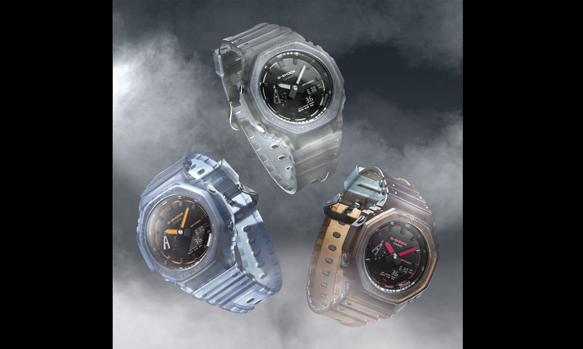 〈新作G-SHOCK〉音楽と夜にインスパイアされたスモークライトデザインのGA-2100