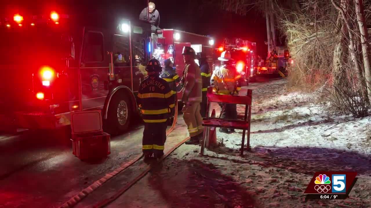 Colchester Fire Department responds to early morning structure fire on ...