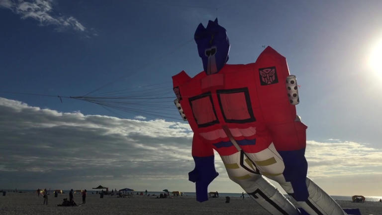 Treasure Island Kite Festival returns with colorful displays and steady ...