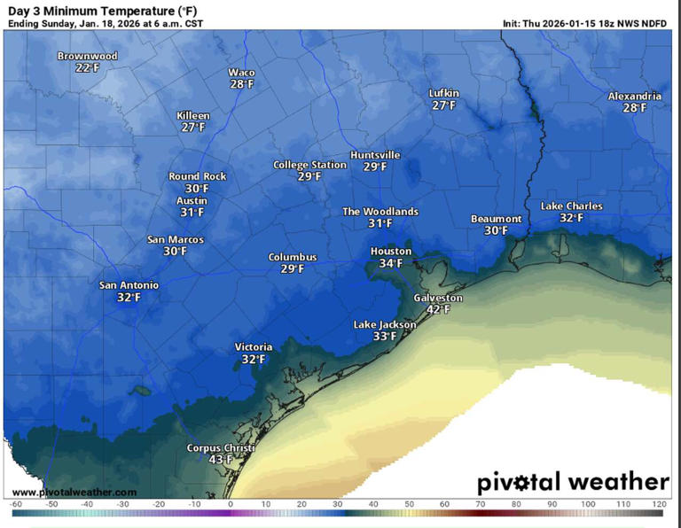 Winter's coldest air coming to Austin this weekend. Here's a ...