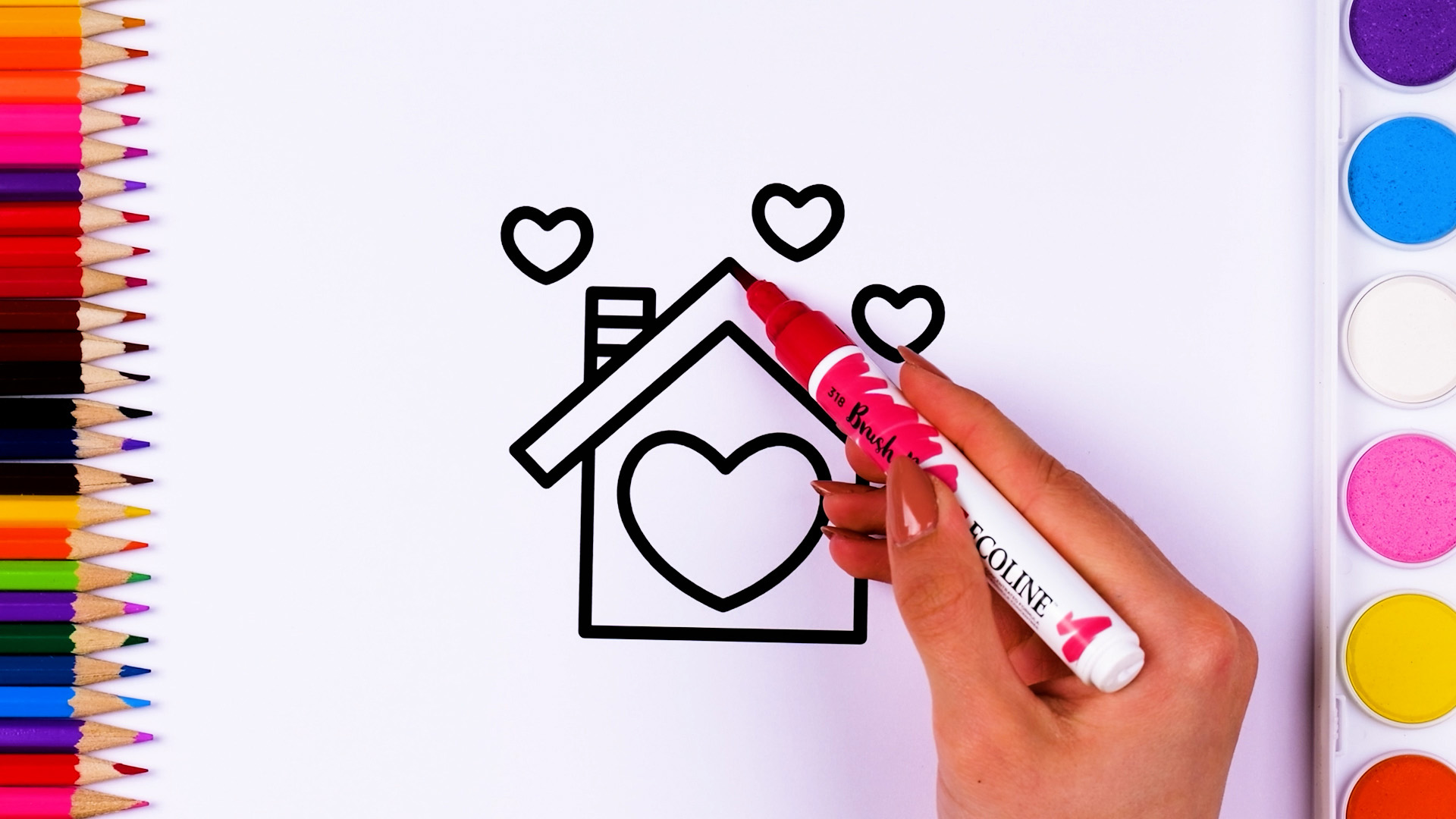 Colorful house - learning color names