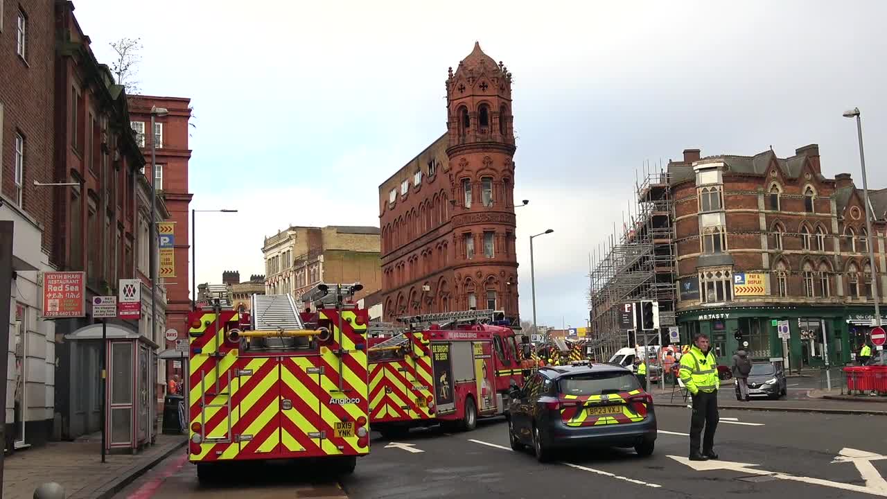 Man hospitalised after Grade II listed terracotta building fire in ...