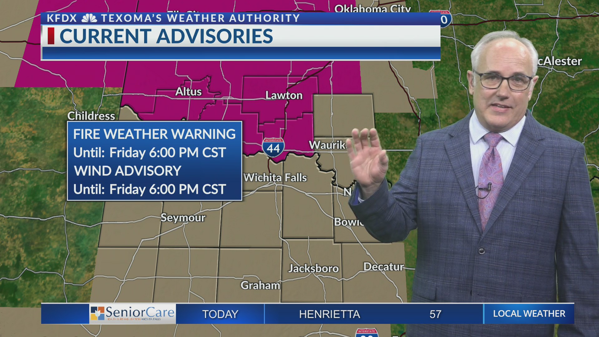 John's Friday morning forecast (1/16)
