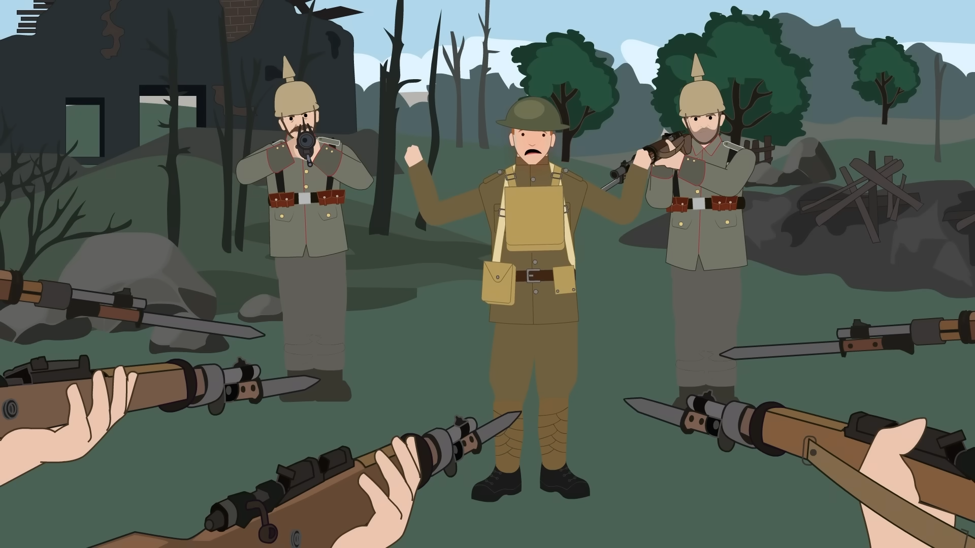 Overpowered guns used to cheat in battle