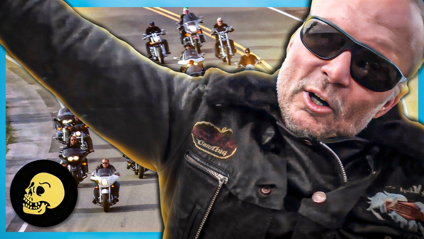 He is very uncomfortable! The bike is too heavy!