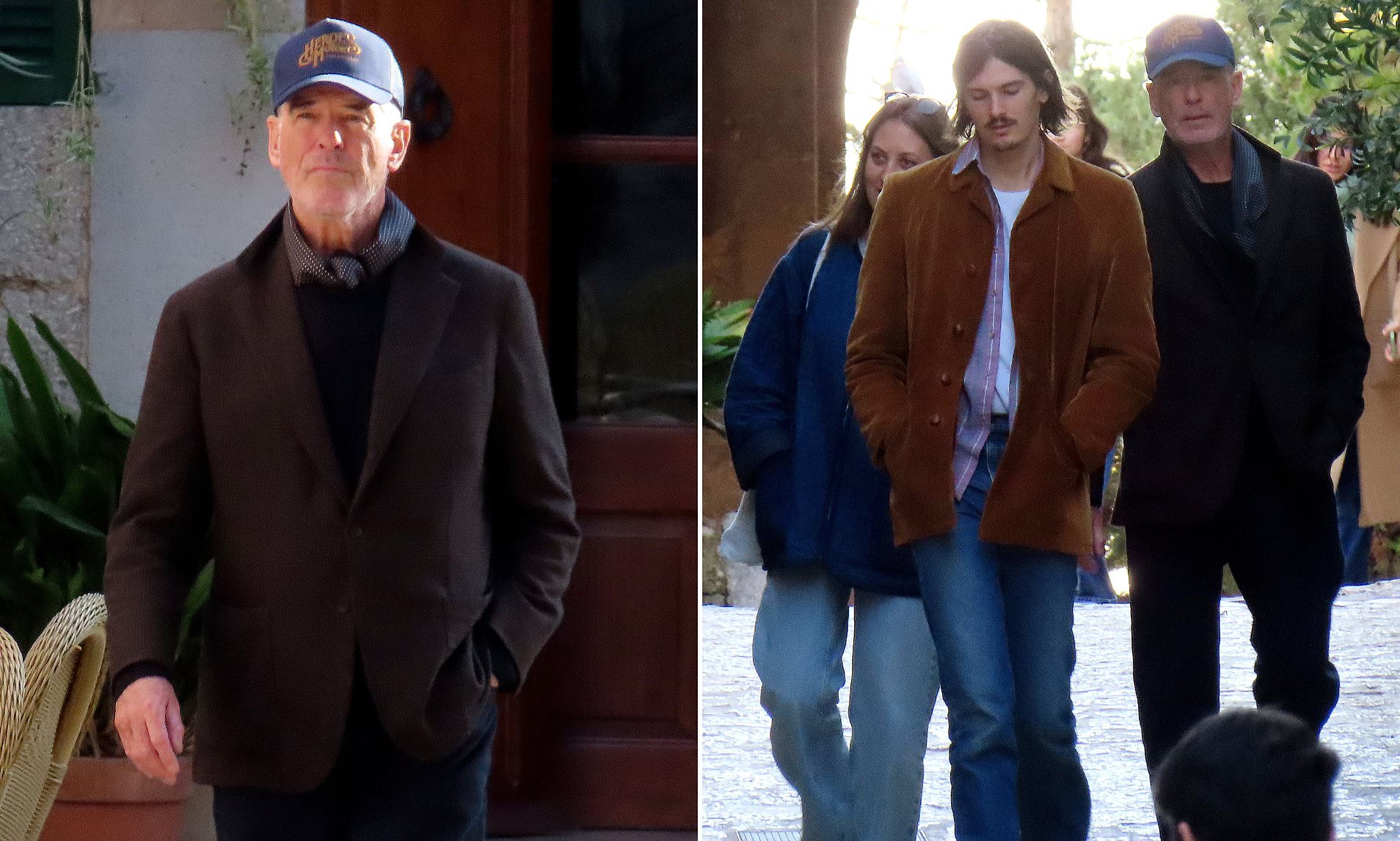 Pierce Brosnan and son Dylan enjoy stroll out in Majorca as the actor ...