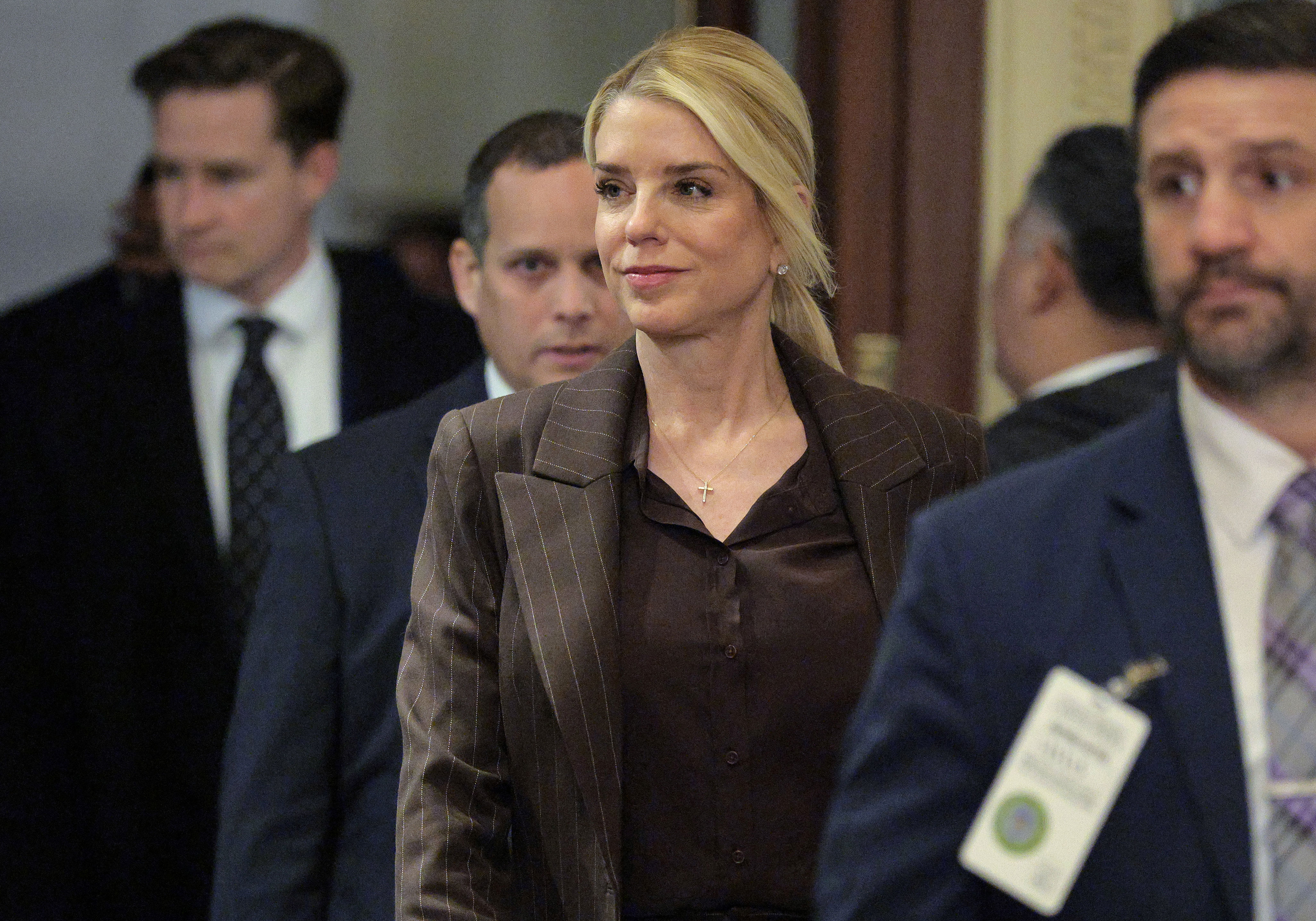 Epstein files update as Pam Bondi admits "glitches"