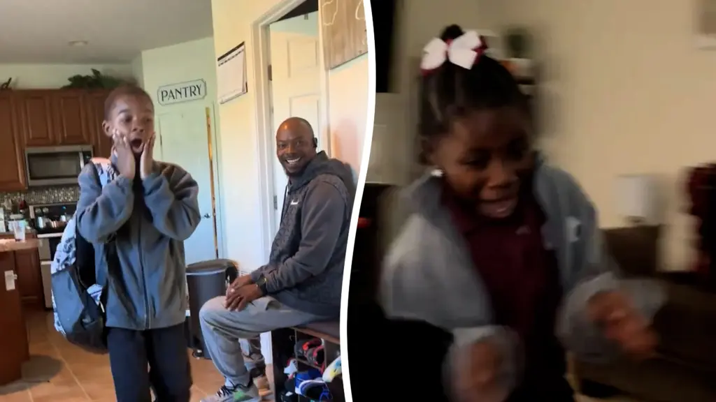Moment children are surprised with new puppy after death of beloved ...