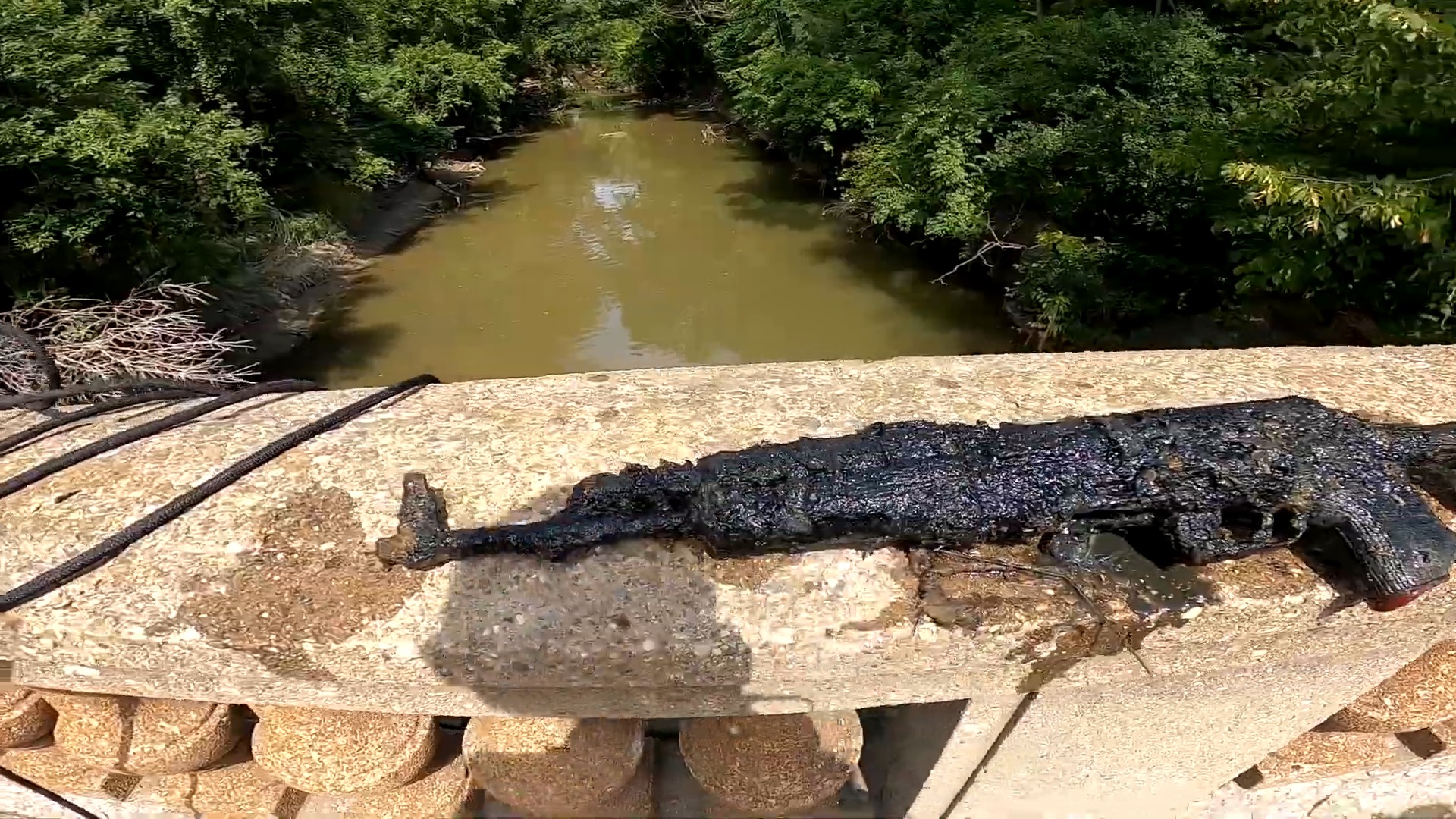 AK-47 recovered from a Detroit waterway – magnet fishing find