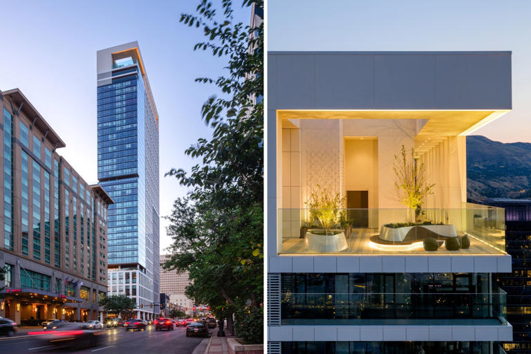 Utah’s new tallest tower soars over city, tracking air quality in real time