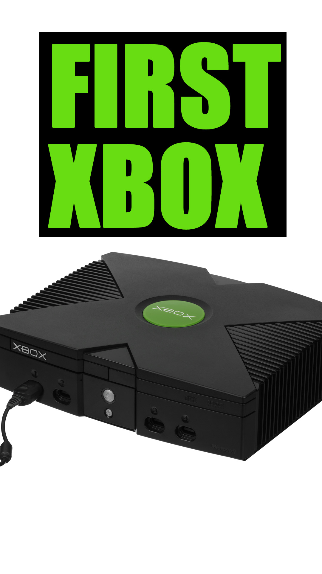 This is what the first Xbox looked like in 2001