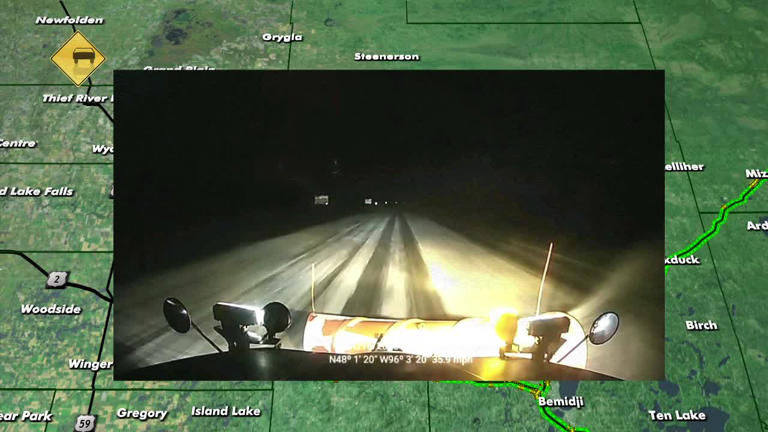 MN weather: Slippery roads, no travel advised in northwestern Minnesota