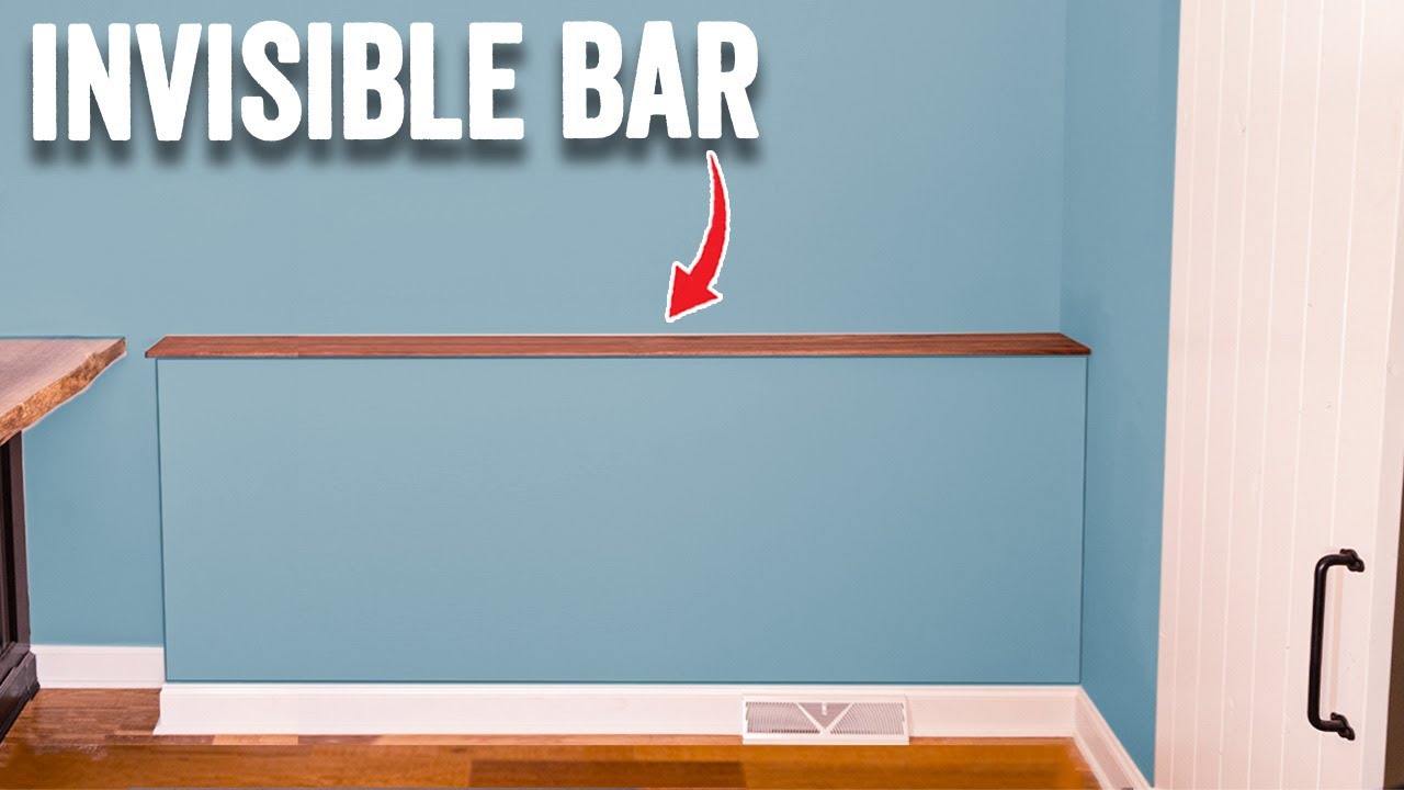 How he built an invisible whiskey cabinet