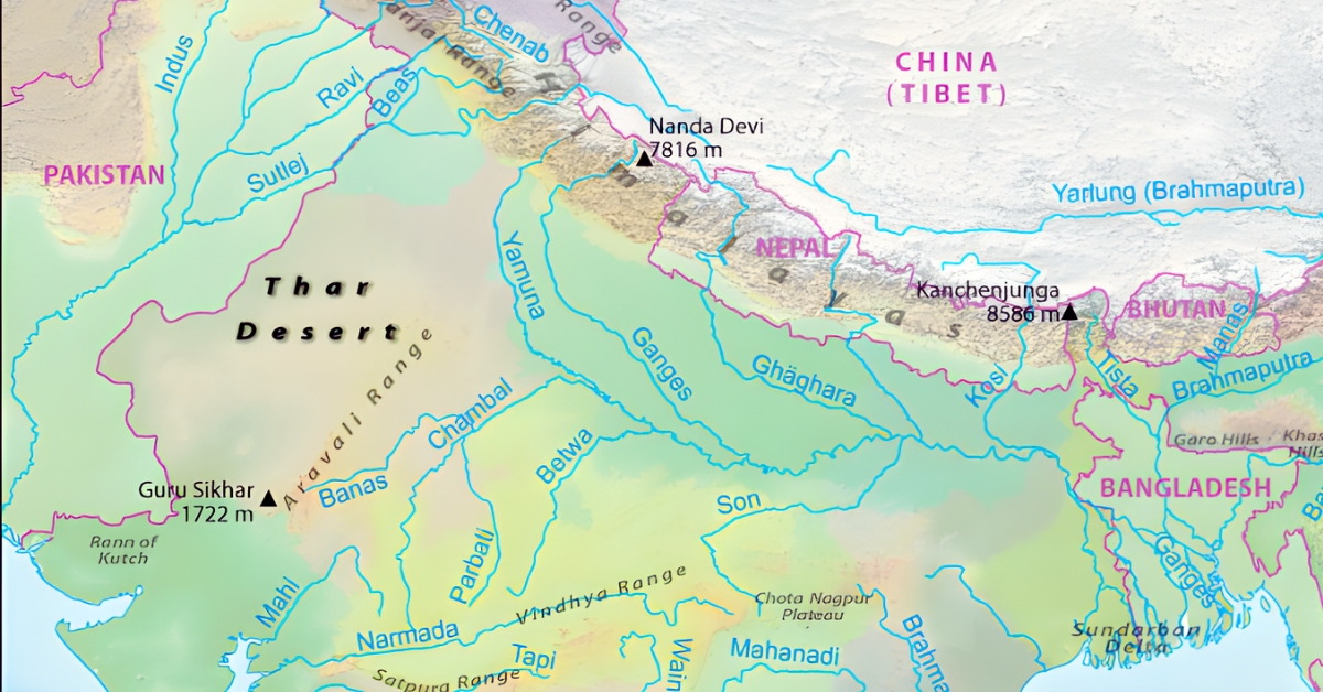 Which river is known as the lifeline of the Thar Desert?