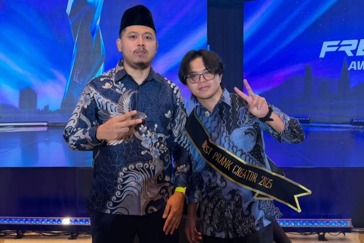 Dulu kalah kini juara! Baban resmi raih best prank creator di FF Awards ...