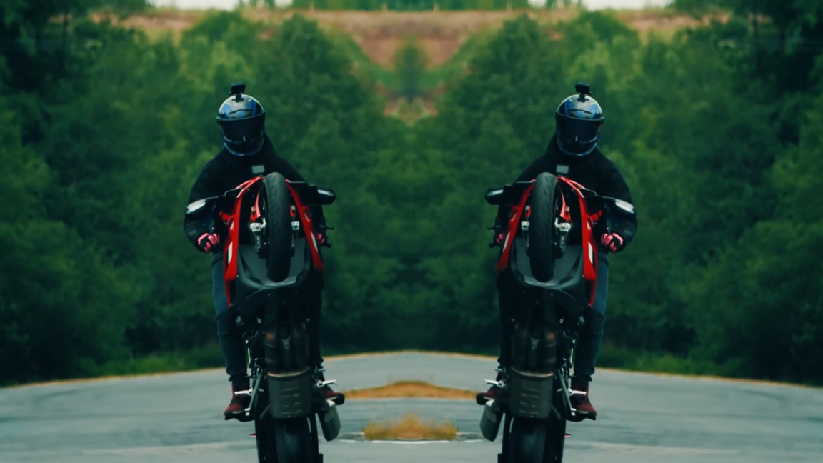 Can you wheelie a lap at race speed?