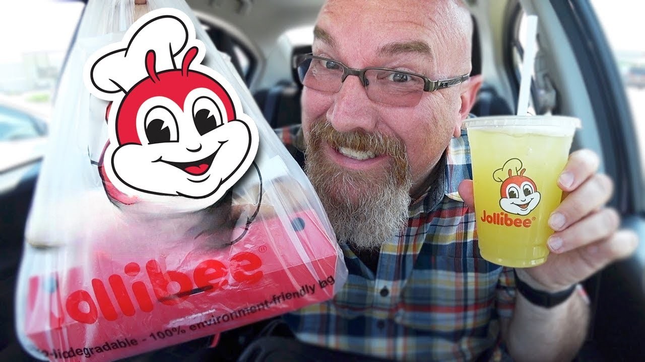 Jollibee spaghetti & crispy chicken & peach mango pie