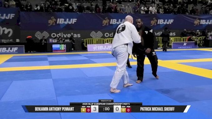 Patrick Michael Sheriff vs Benjamin Anthony Pennant 2026 European Jiu ...
