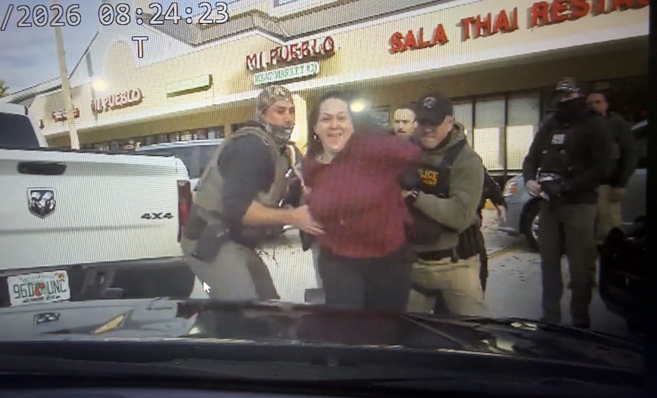 'Unlike Minnesota, we don't put up with this': Florida woman arrested ...