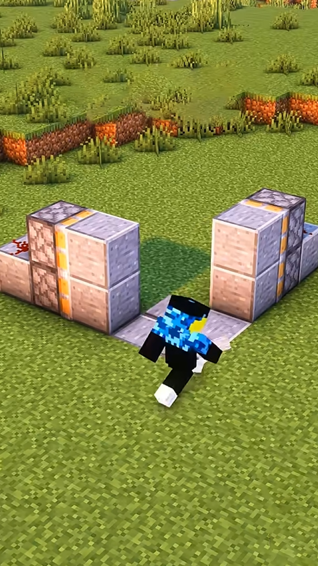 How to build a hidden door in Minecraft