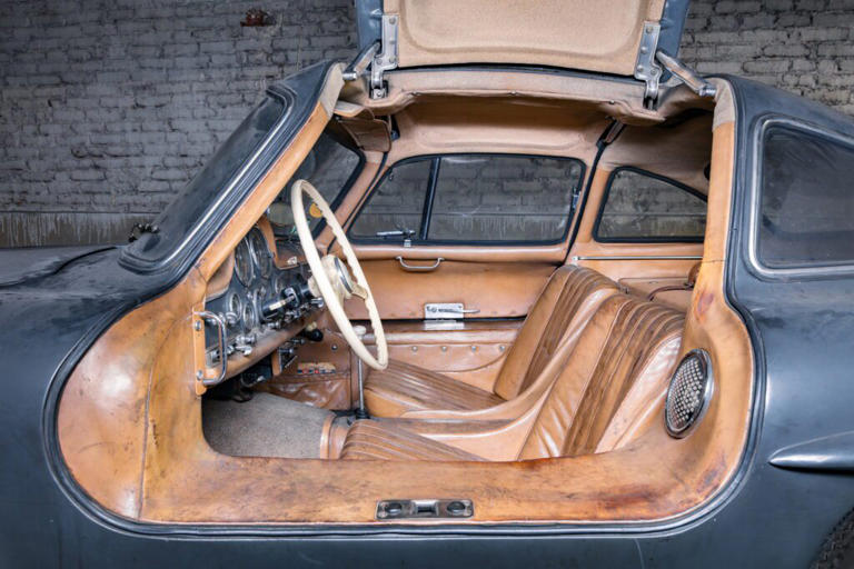Dusty, unrestored Mercedes could fetch £4.4m at auction