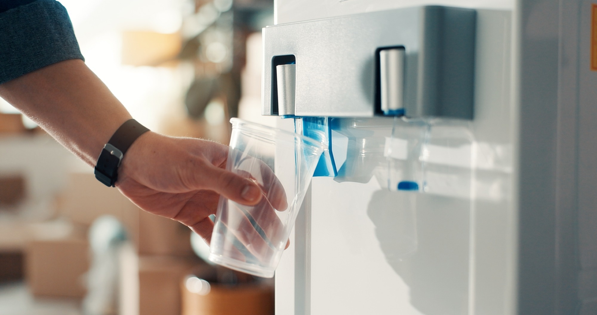 Water dispensers may contain more bacteria than tap water
