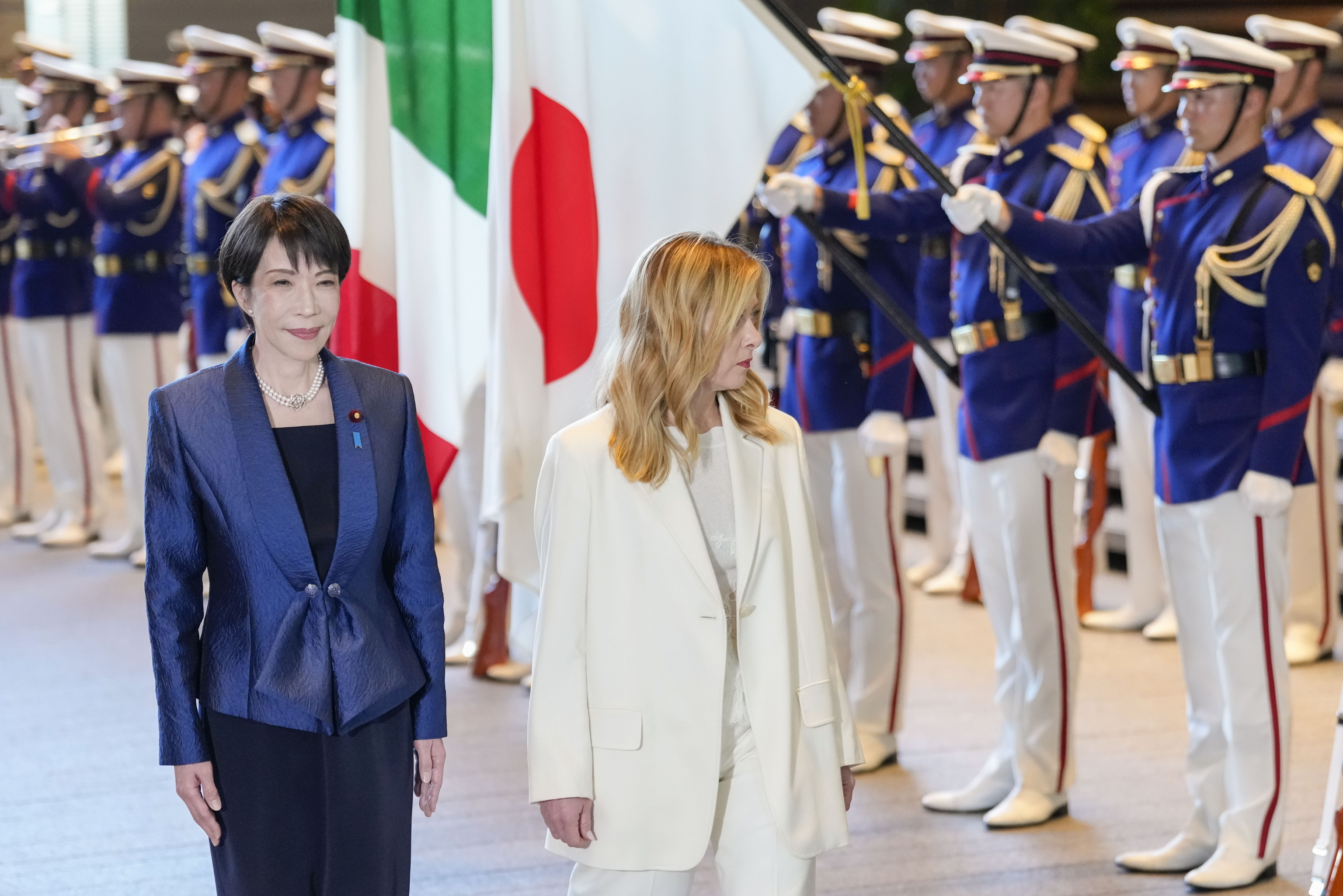 Meloni: "Da Italia e Giappone impegno per la pace a Kiev e in Medio ...