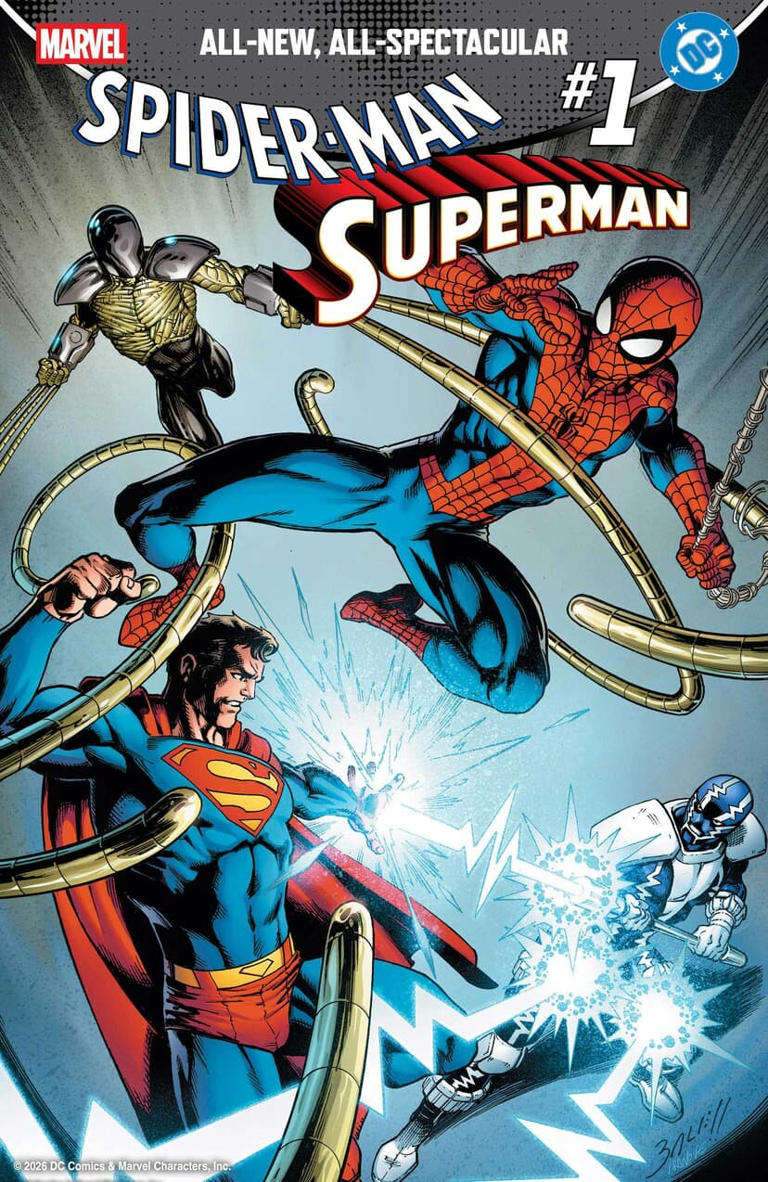 Marvel and DC are doing Spider-Man vs. Superman again, and the covers ...