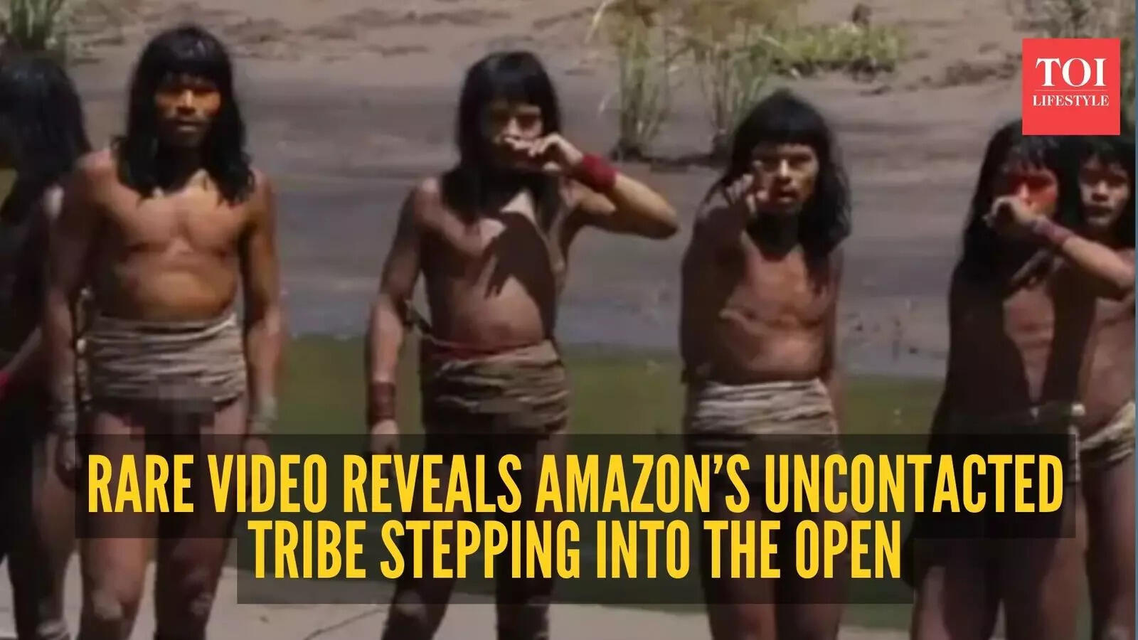 Watch: Uncontacted Amazon tribe caught on camera in stunning, haunting ...