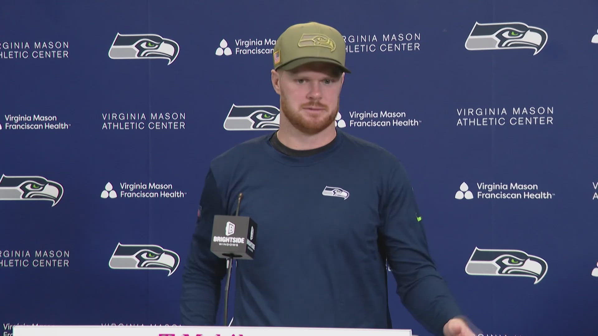 QB Sam Darnold "questionable" for Saturday's playoff game