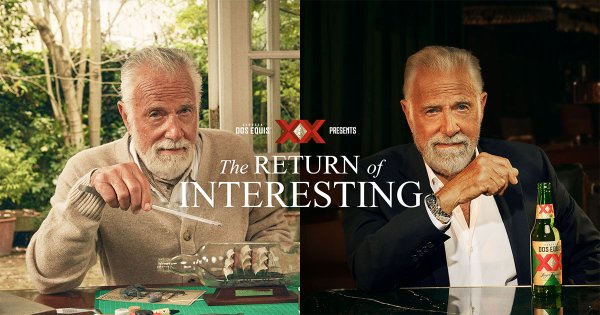 Dos Equis revives most interesting man to shake up 'boring' beer sector