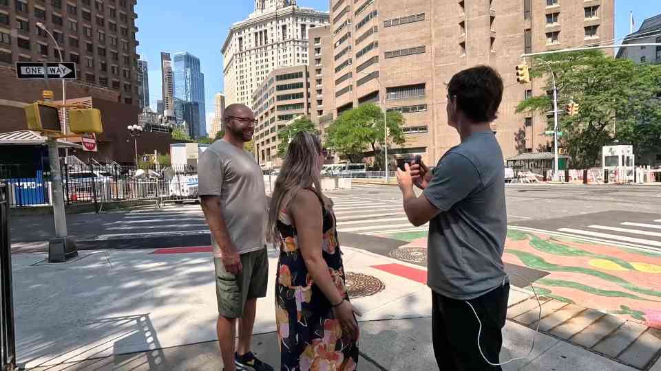 Interviewing Epstein's neighbors - asking about the Epstein files