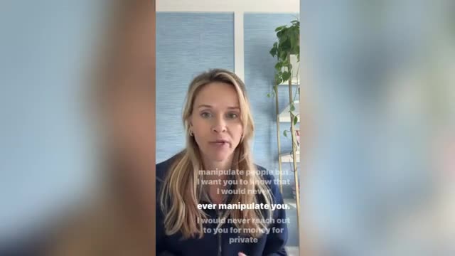 Reese Witherspoon warns fans about online scammers posing as her