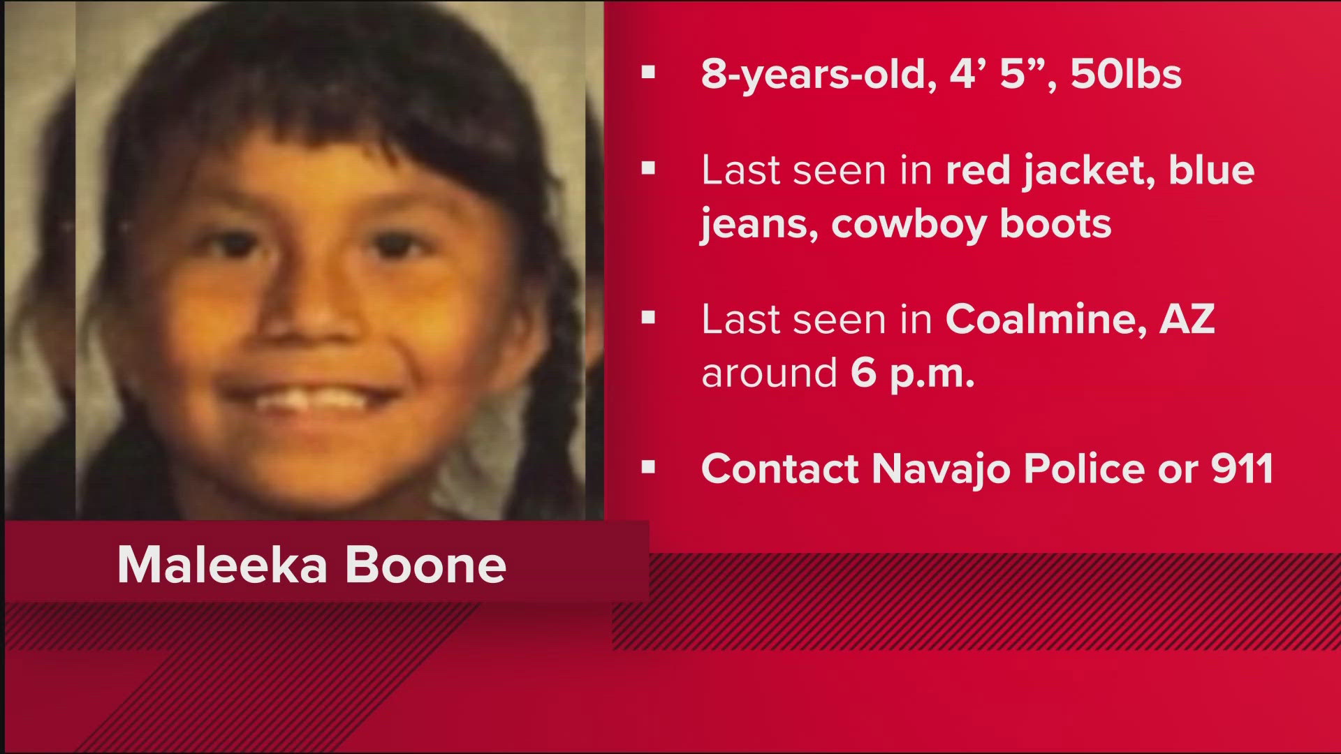 Turquoise Alert issued for 8-year-old out in northern Arizona