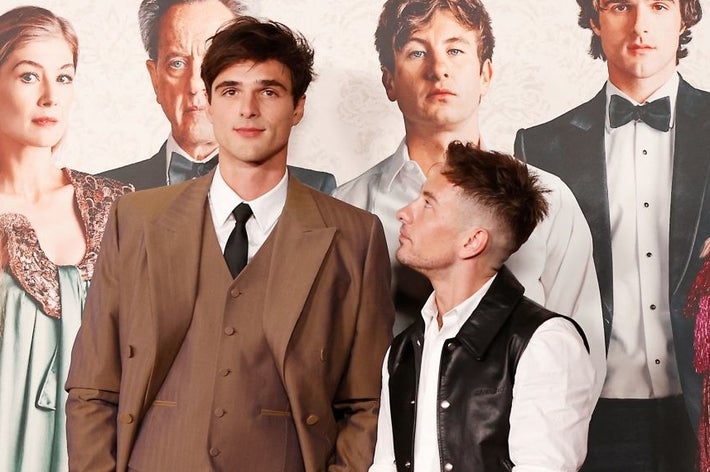 Here are a bunch of pictures of Jacob Elordi next to other celebs at ...