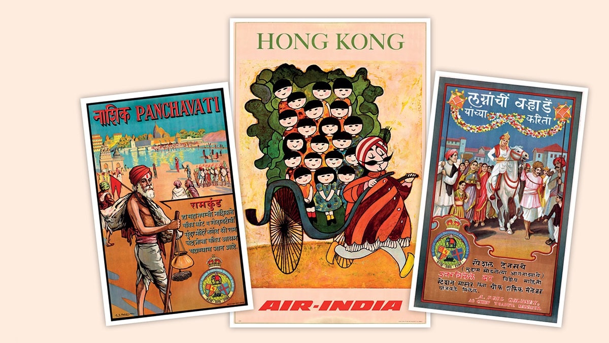 Travel dreams, hand-drawn | 'Posters that moved India' exhibition