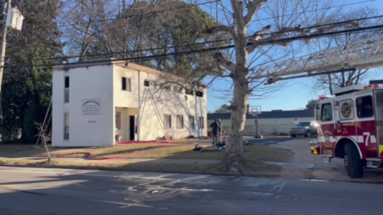 Man injured after reportedly jumping out of burning building: NPD