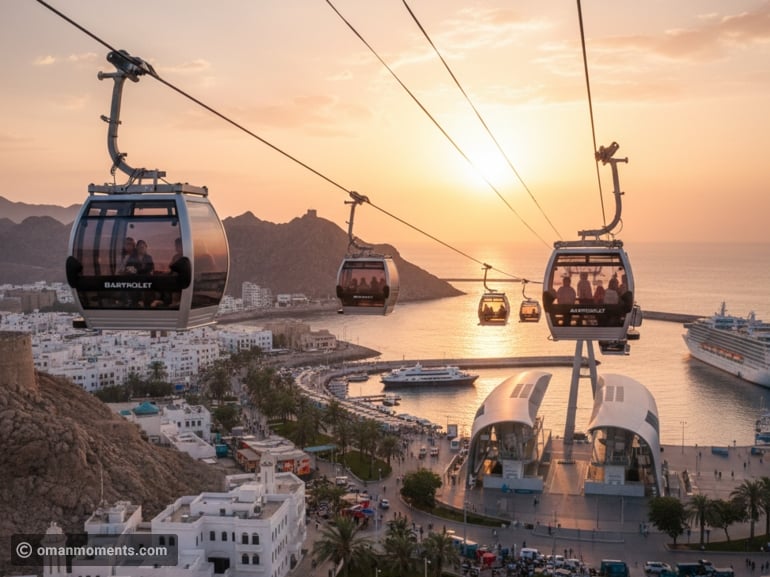 Muttrah cable car track to be completed in Q1 of 2026